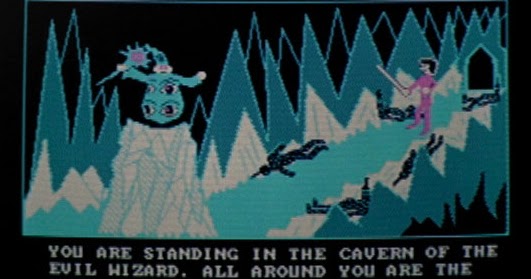 cult film freak: EVIL ICE WIZARD COMPUTER GAME in BIG