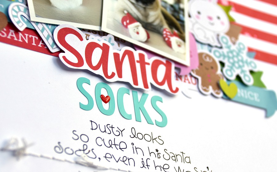 Doodlebug Design Inc Blog: Christmas Town - Santa Socks Layout | with ...
