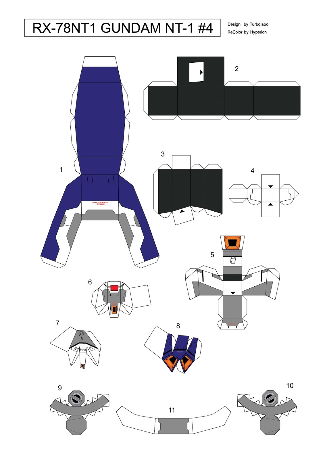 cara membuat papercraft gundam 3d: PAPERCRAFT GUNPLA