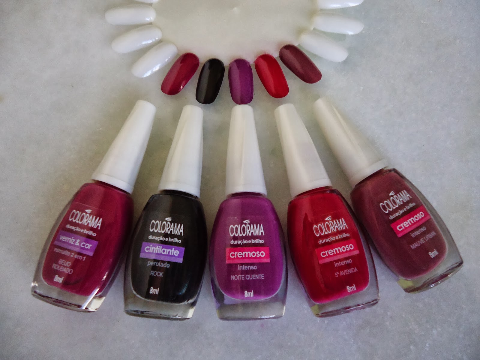 Top 5: Esmaltes Colorama | Cosméticos da Patricia