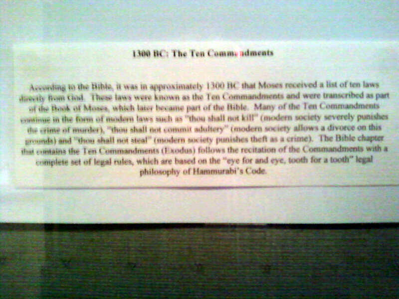 Wildman Walker's Blog: Ten Commandments in the Cherokee County Courthouse