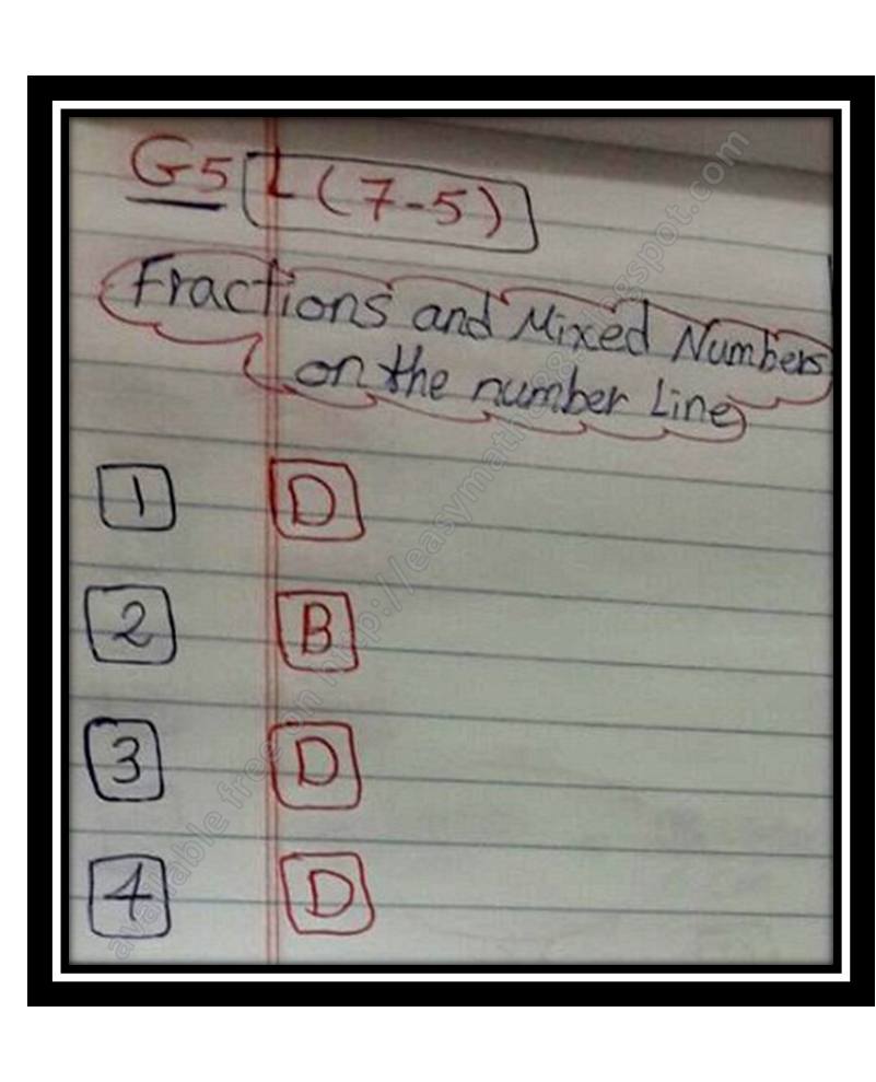 G5 Worksheets ~ Easy Math