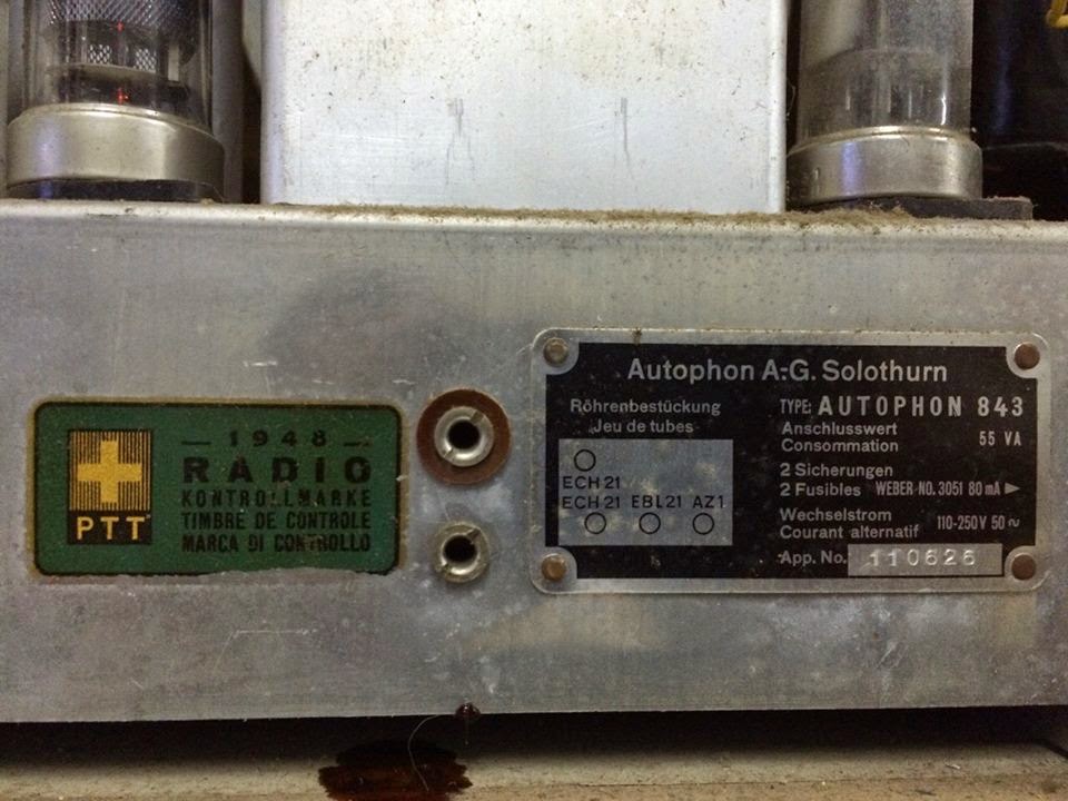 8Tubes Amp Clinic Shop : Autophon AG;: 843 Switzerland