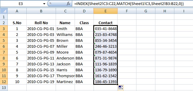 Microsoft Excel Learners Help