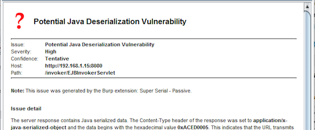 iAcquaint: Look out Java Deserialization