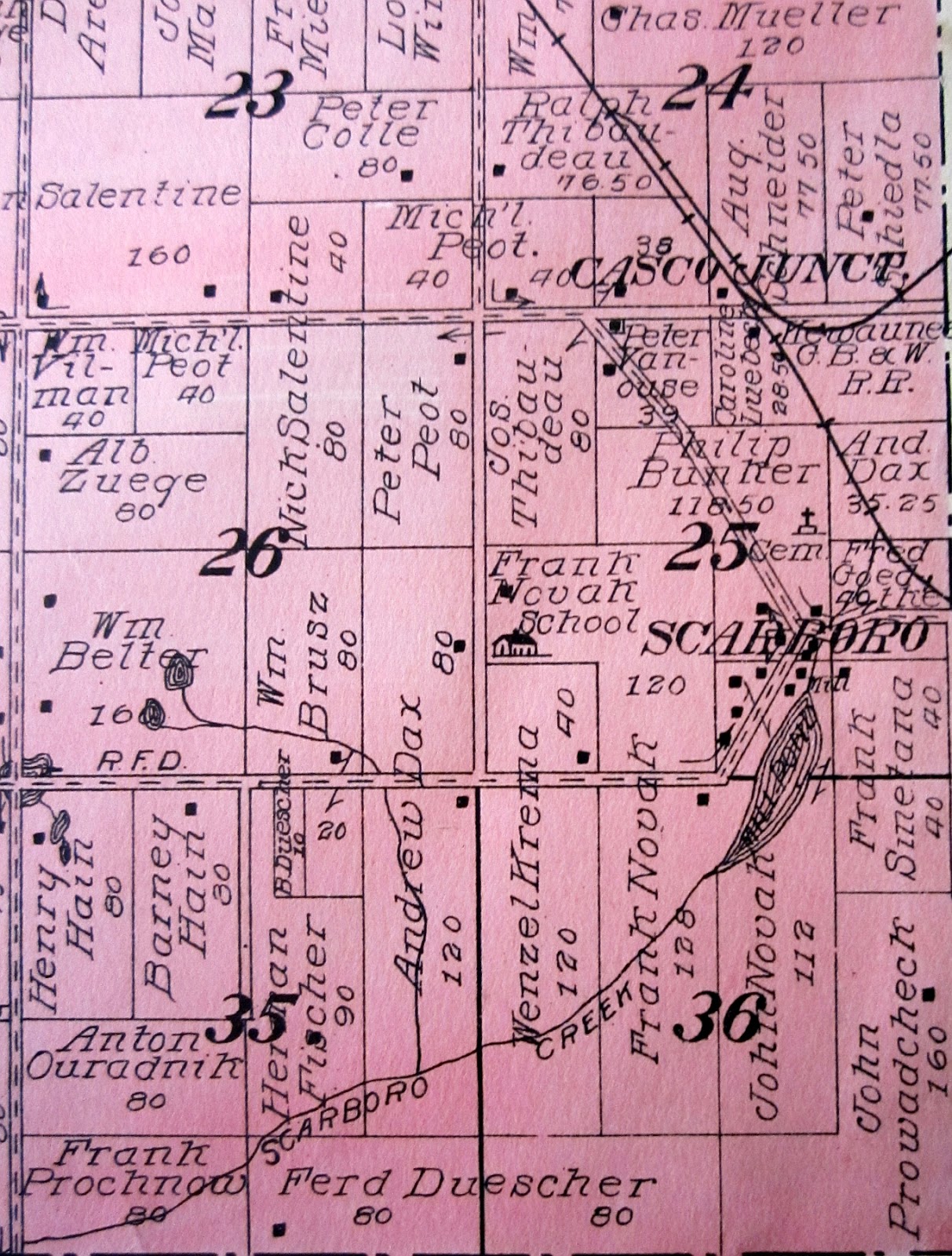 Kewaunee County History: Casco Junction: Created by the Railroad