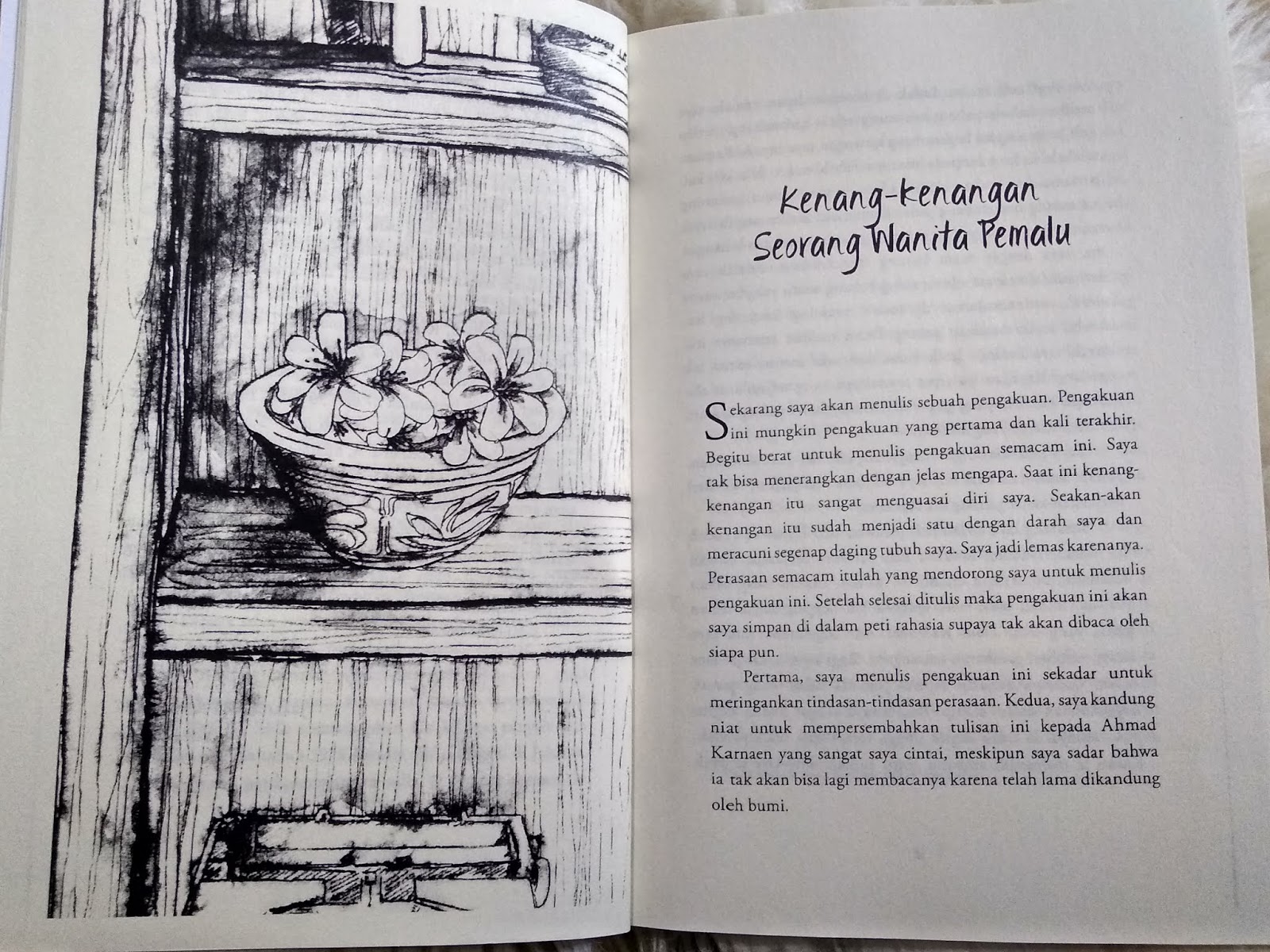 Review Cerpen WS. Rendra "Kenang-kenangan Seorang Wanita Pemalu"