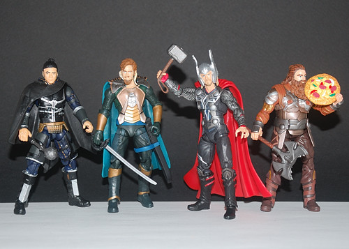 Come, See Toys: Thor movie Fandral, Hogun and Volstagg