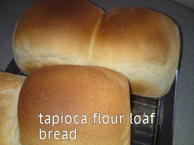 Cooking Pleasure: Tapioca Loaf Bread [Straight Dough Method]