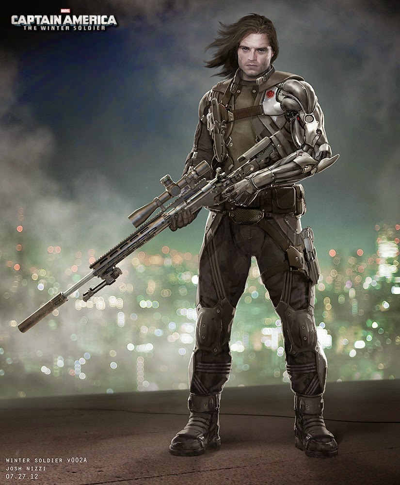 Capitão América 2: Veja os Designs alternativos do Soldado Invernal e ...