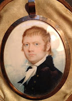 3 American Miniature Portraits: Trott, Benjamin - portrait of a man