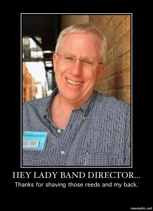 The Thrifty Band Director: Lady Band Director....how it all started