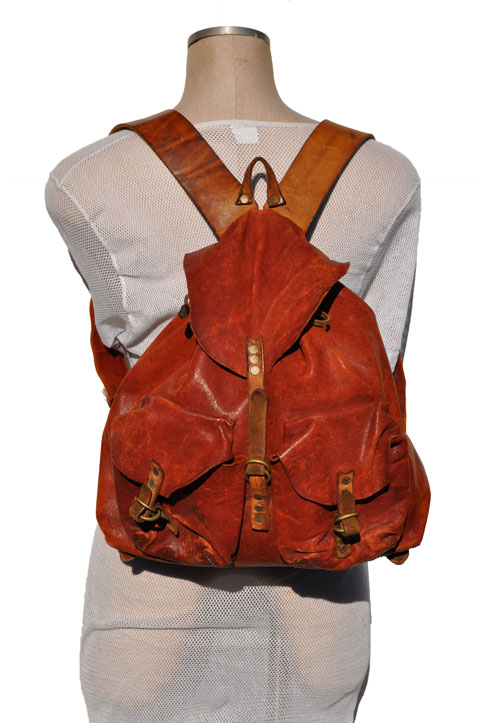 goodbye heart vintage: Vintage Leather Backpack. Handcrafted Hippie ...