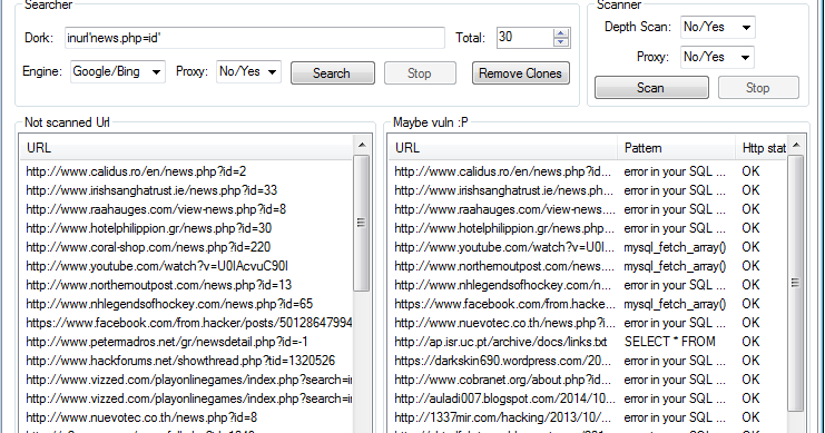 Fresh Dork List: Simple dork scanner + Dorks list