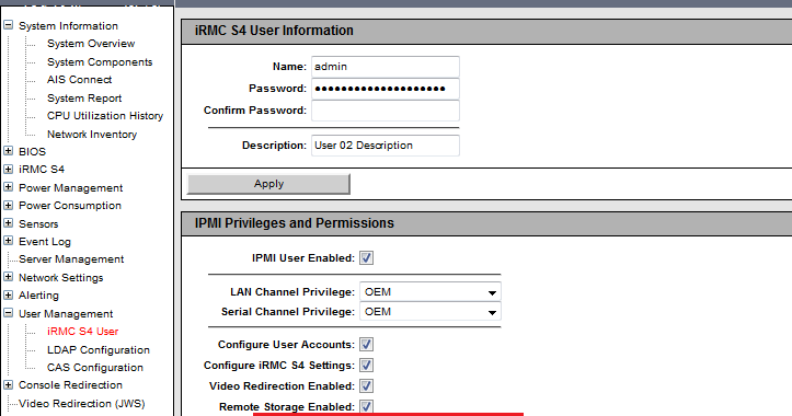 Masa's blog: Enabling Redfish in Fujitsu iRMC S4
