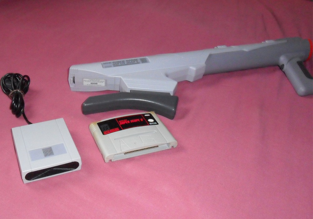 É da sua época?: [1990] Bazuca Super Scope 6 SNES Para Super Nintendo