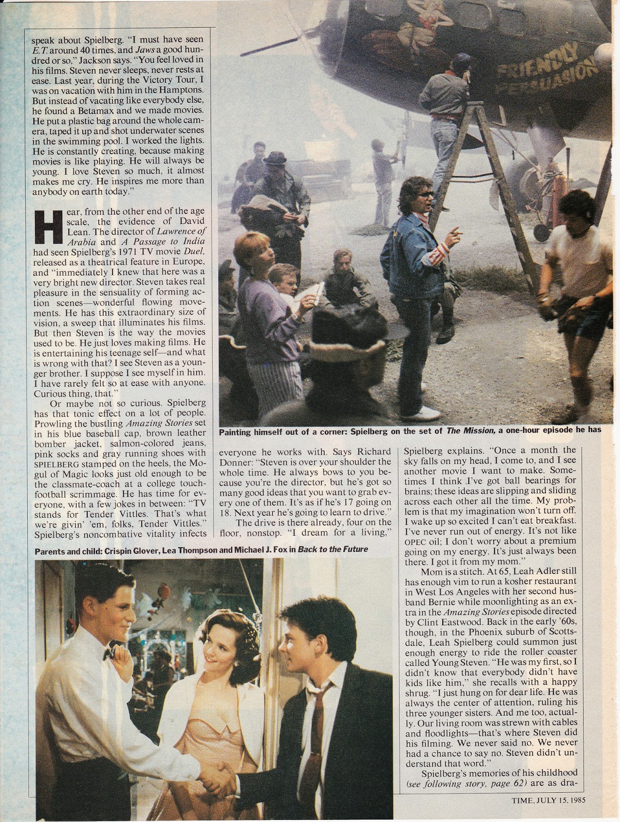 Throwback Thursday: TIME Magazine July 15,1985