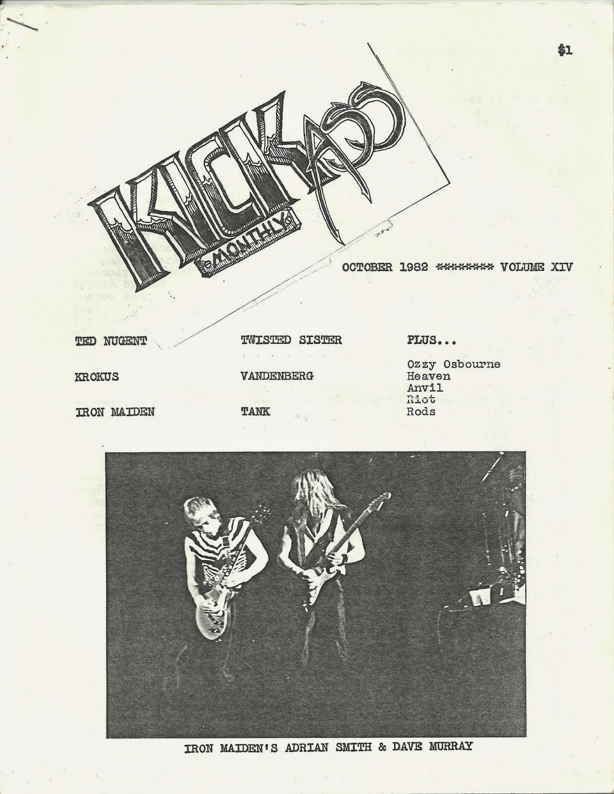 Kick Ass Monthly: KICK ASS MONTHLY - BOB MULDOWNEY