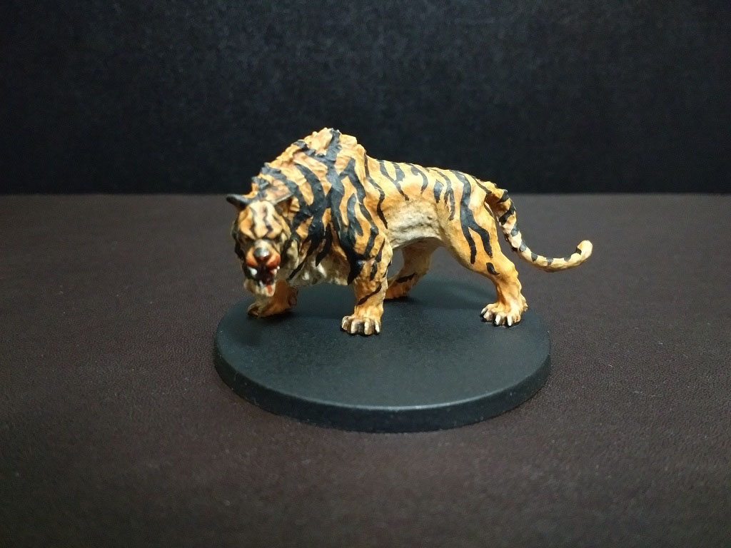 Crucium Giger's Miniatures Blog: Conan: Sabretooth Tiger