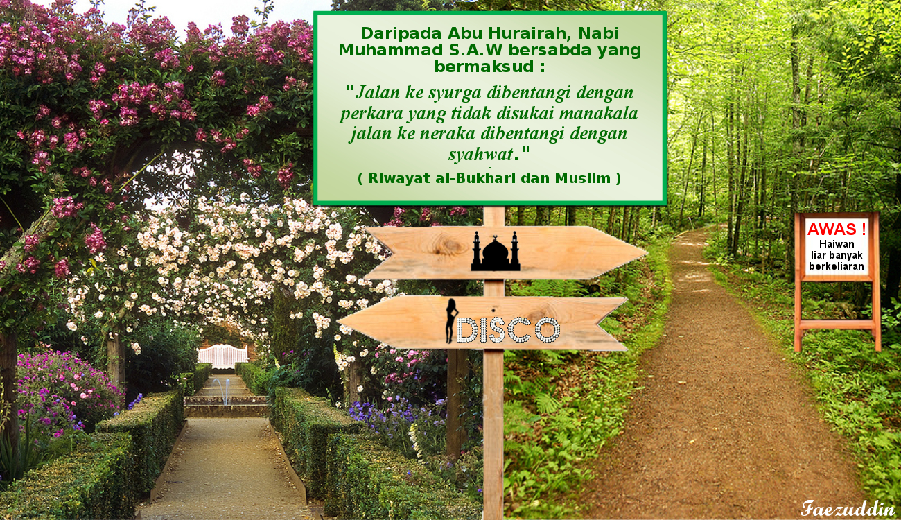 Faez blogspot: Jalan menuju ke syurga