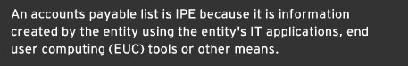 Adarsh Madrecha: Understanding IPE (Information Produced by Entity)