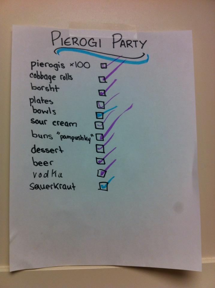 Red, White, and Cordon Bleu: Pierogi Party!