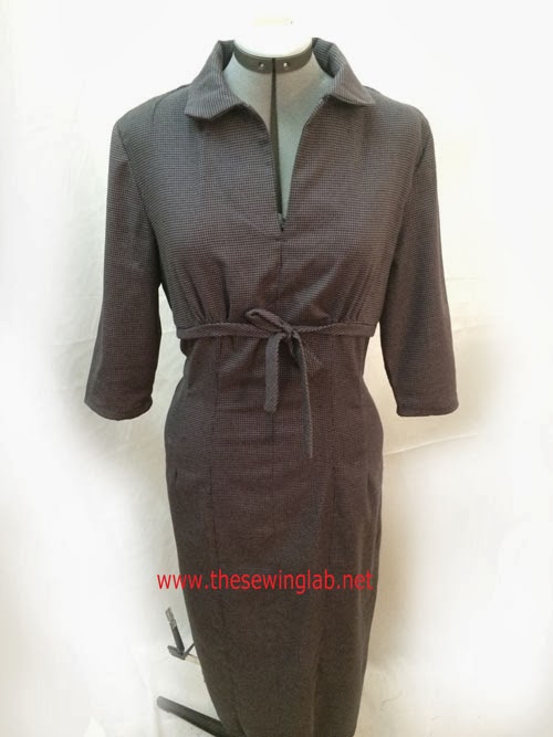 The Sewing Lab: Butterick 5813 - A Dress For the Office from 1956