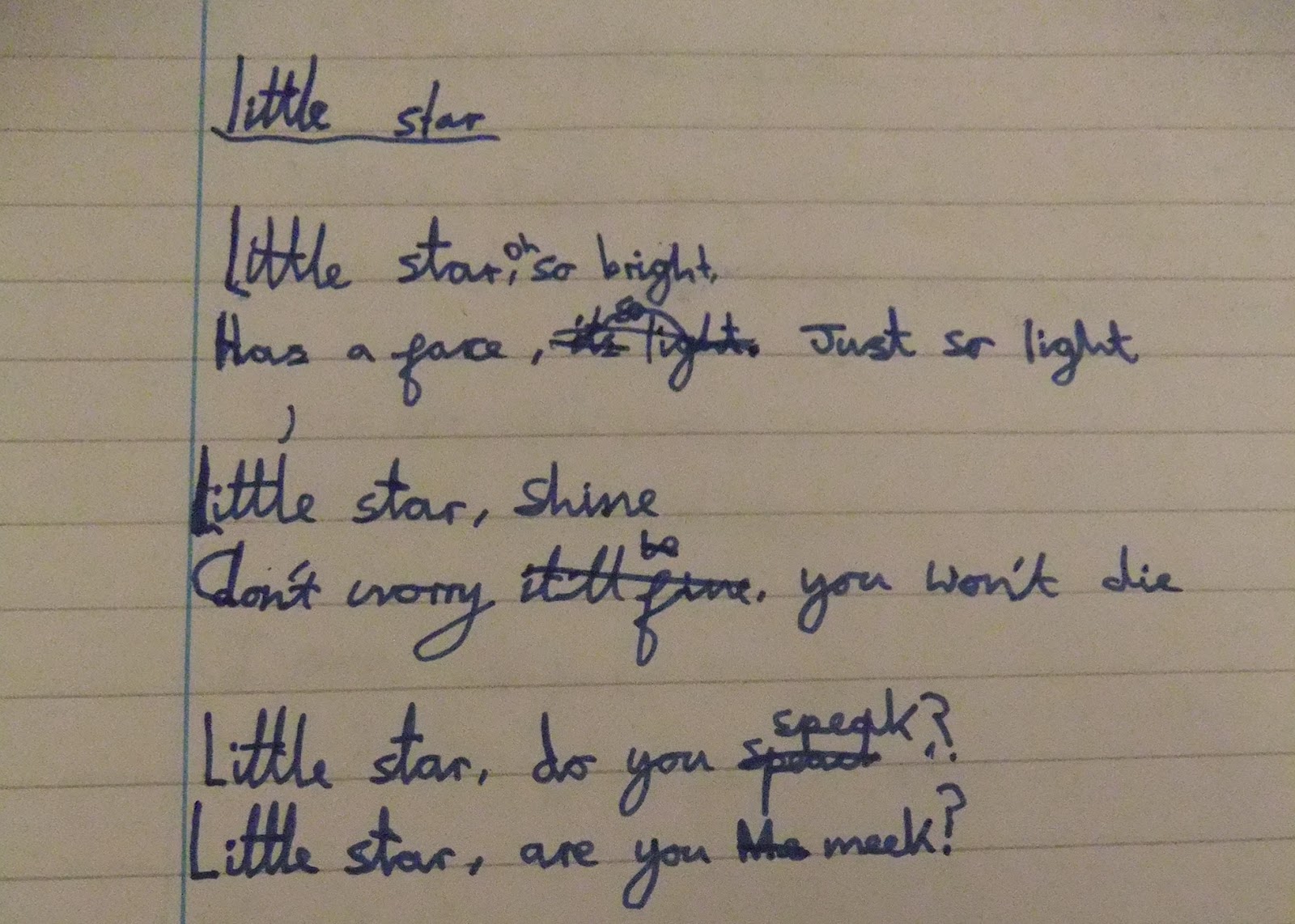 St. Clare's Class Blog: *Star Poems*