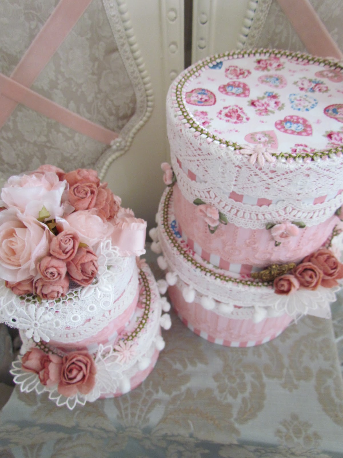 Angela Lace: Decorated Boxes