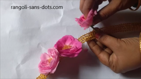 Easy flower garland make simple garland