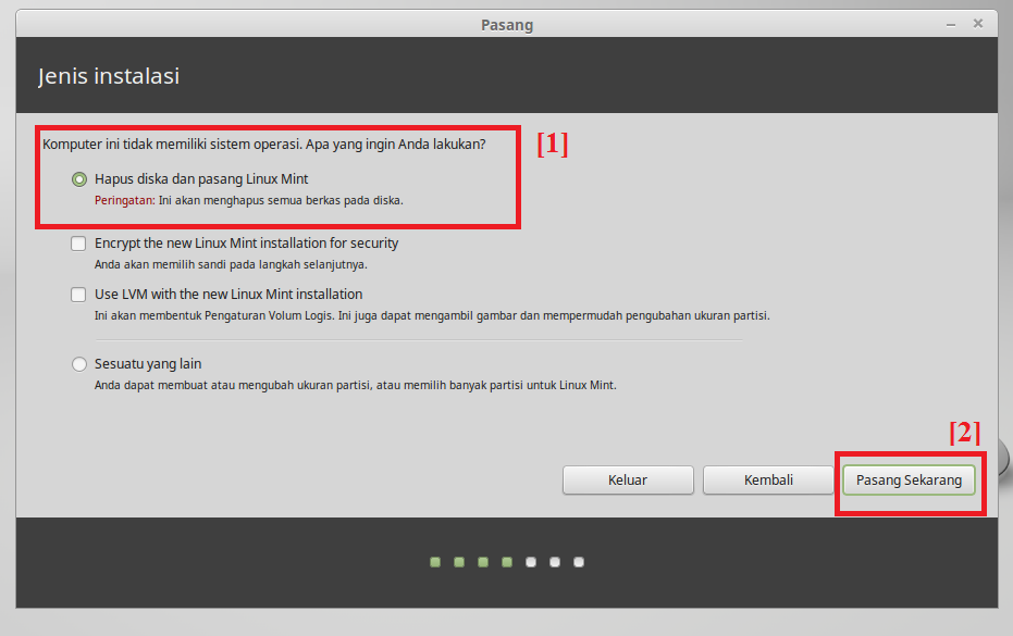 Tahap Cara Instalasi Linux Mint Di Virtual Box [Komputer] ~ Coding ...