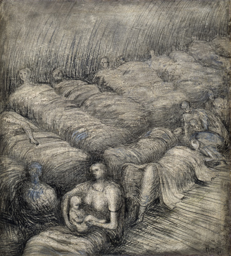 Henry Moore Shelter Drawings