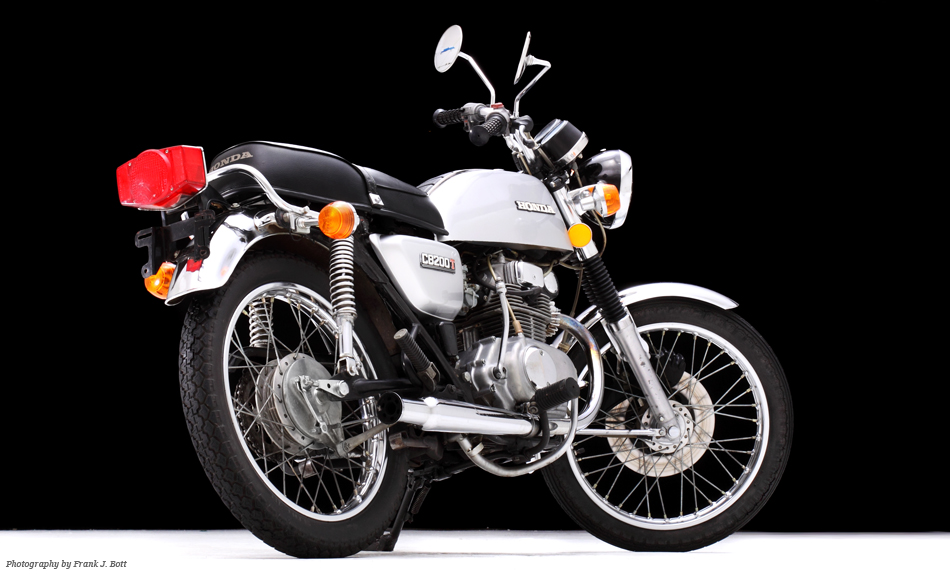 Motorcycle Photography by Frank J. Bott: 1975 Honda CB 200t
