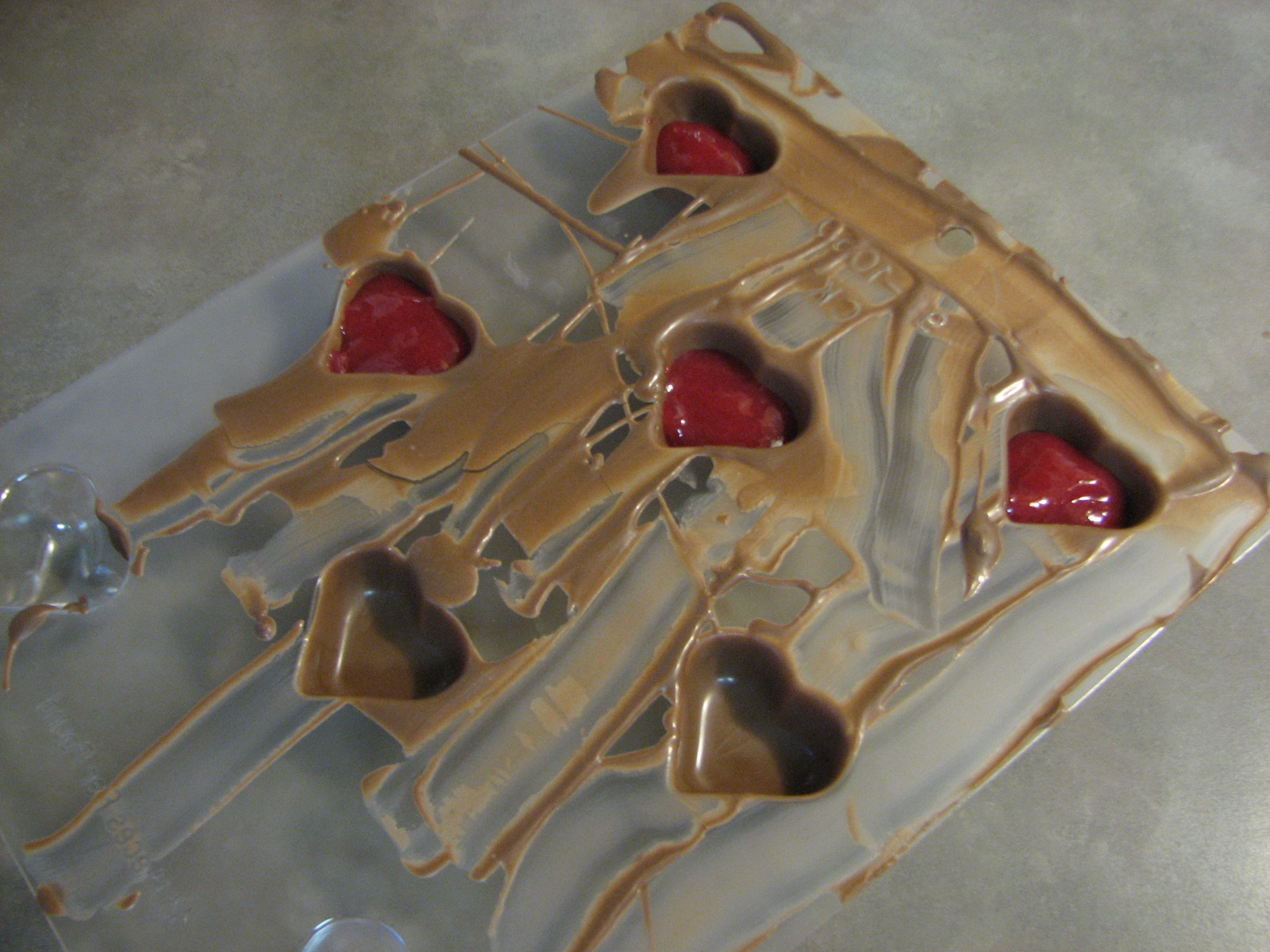 Sweet Home Indiana: Homemade Raspberry Filled Chocolates!