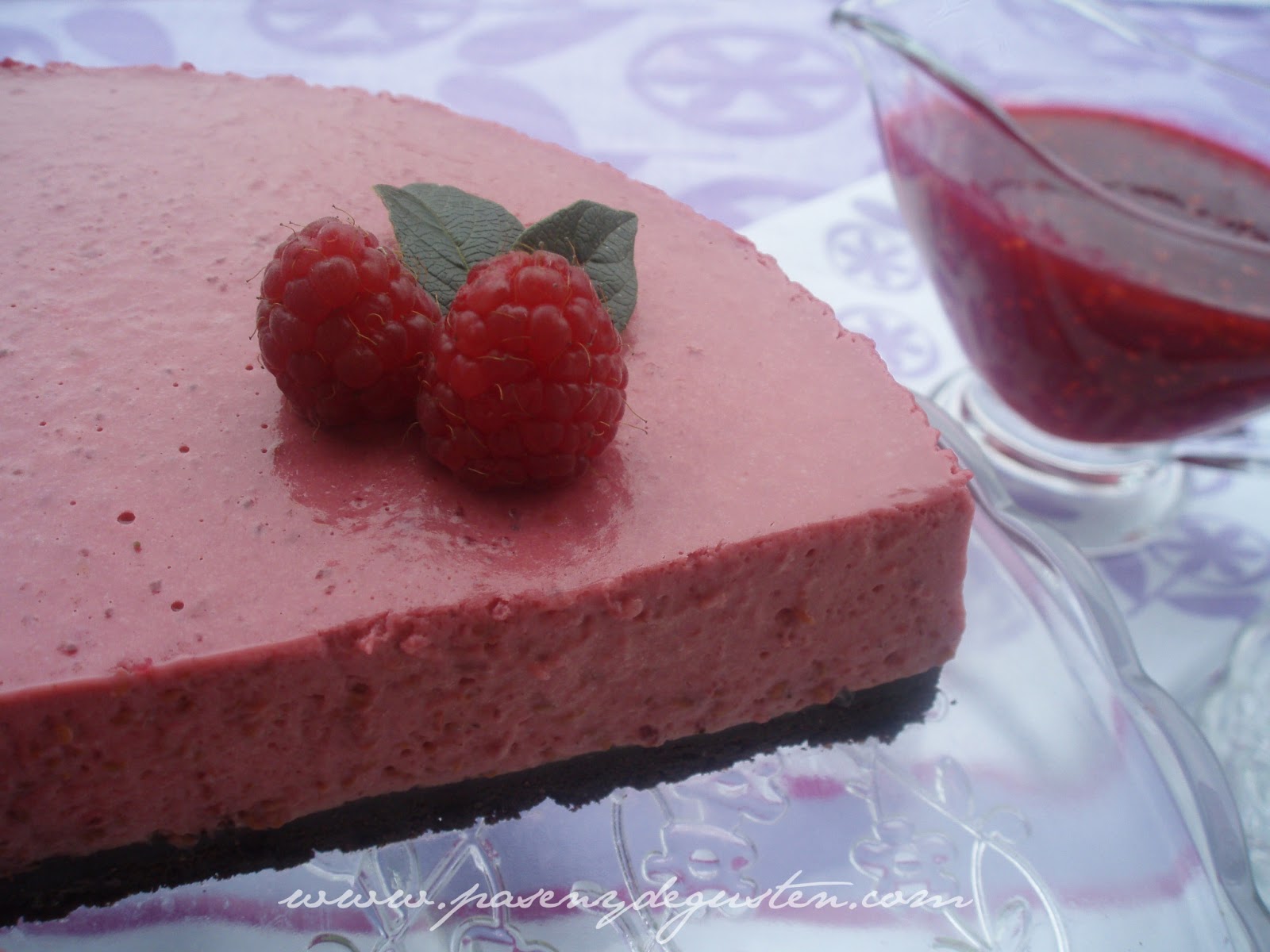 TARTA DE FRAMBUESAS CON COULIS - PASEN Y DEGUSTEN