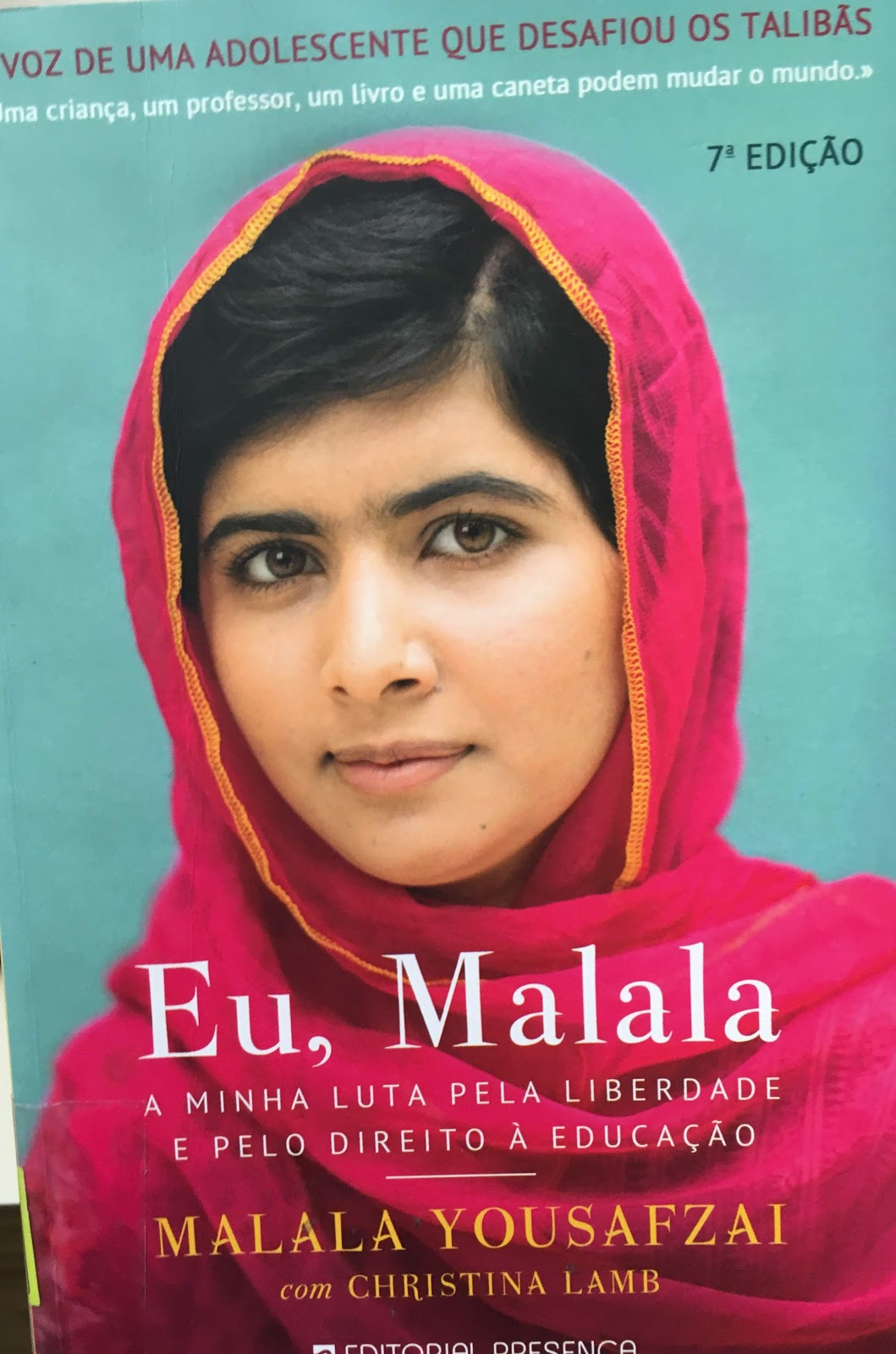 Palavras nas Nuvens : "Eu, Malala" - uma sugestão de leitura