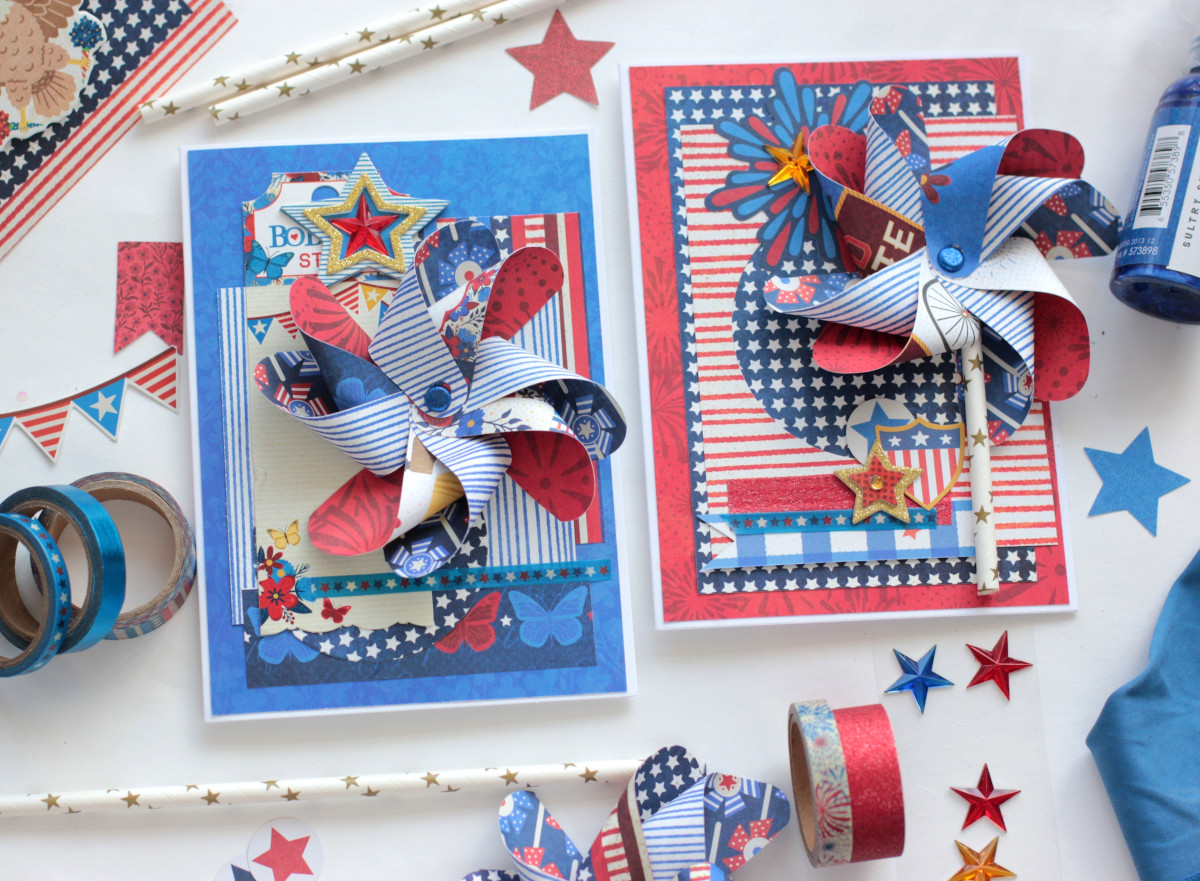 The BoBunny Blog: Celebrating Freedom Cards with Elena