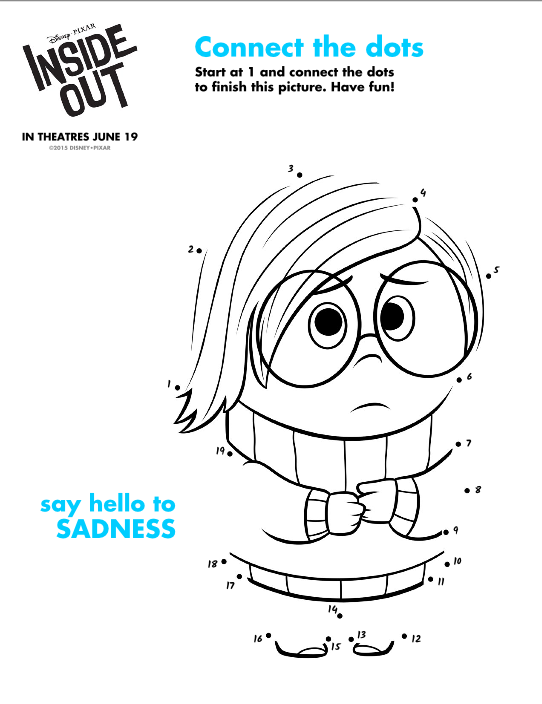 Inside Out Movie Free Activity Sheets, Nail Art Tutorial & Recipes ...