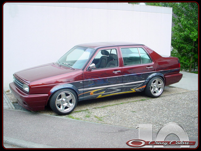 Crazy Colors Custompainting: 2001/2002 Jetta 2 Projekt
