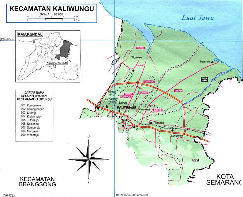 GEOGRAPHY TO ESCAPE: PETA ADMINISTRASI KABUPATEN KENDAL - Smeksas