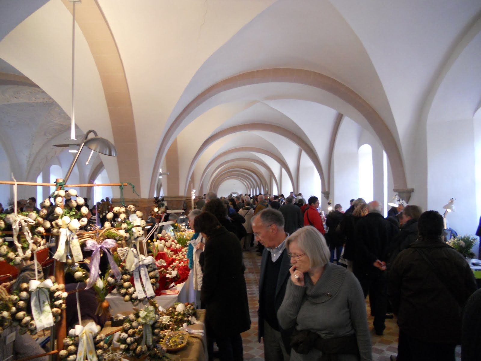 German Gibberish: Easter Egg Market in Kloster Eberbach, Germany
