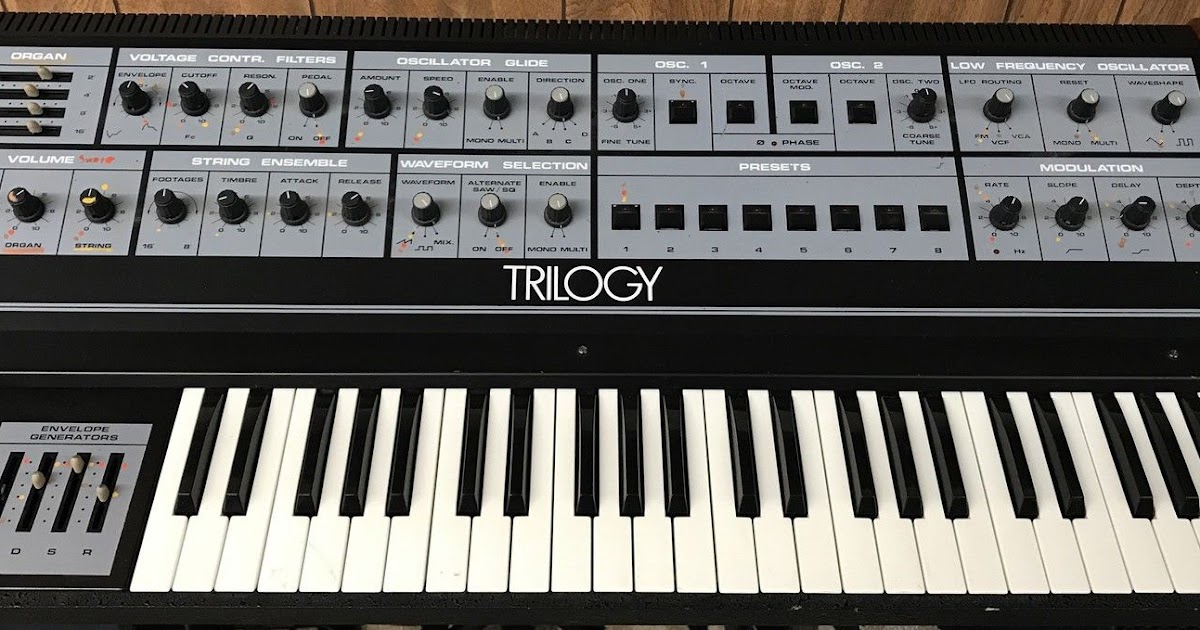 MATRIXSYNTH: Crumar Trilogy Vintage Analog Synth SN 00088