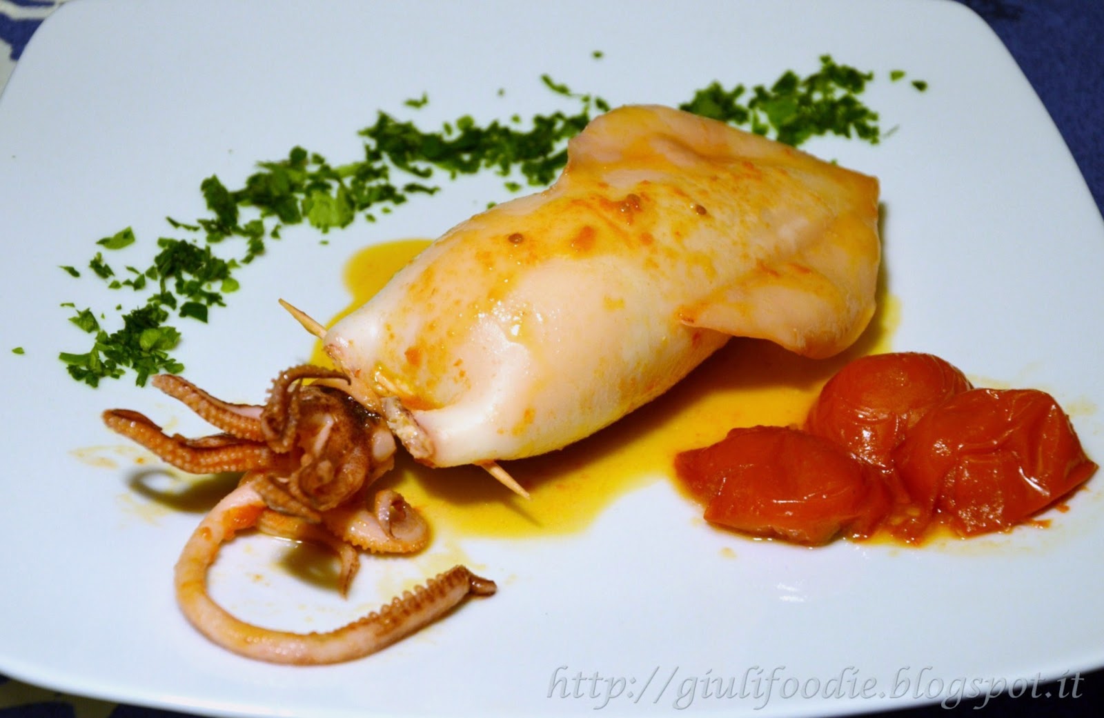 Giuli Foodie, le mie ricette in cucina: Calamari Ripieni di Ricotta al ...
