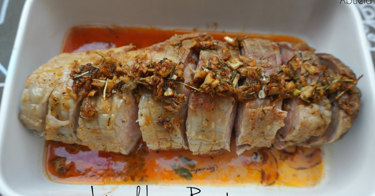 Lomo al horno. Receta casera.