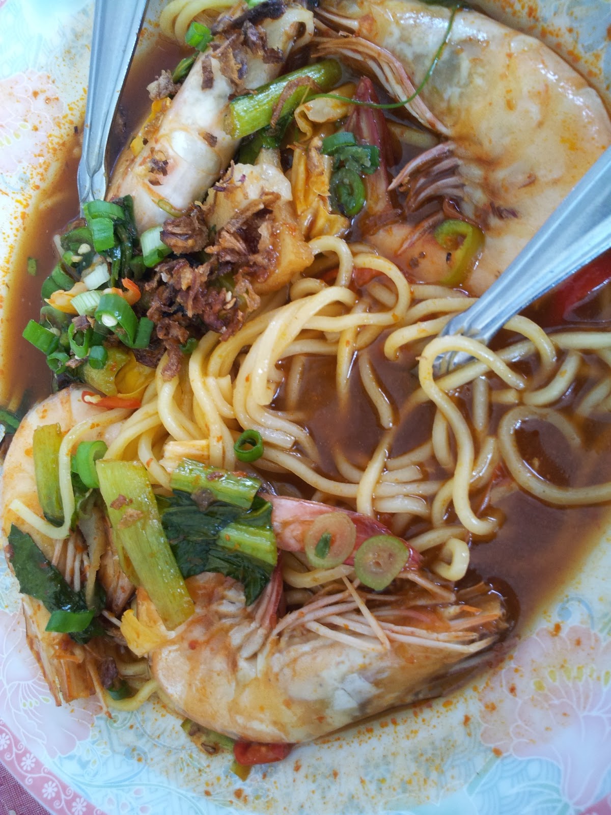 #Penang 3 ~ Mee Kuah Udang Pulau Aman ~ mommyHaza Story