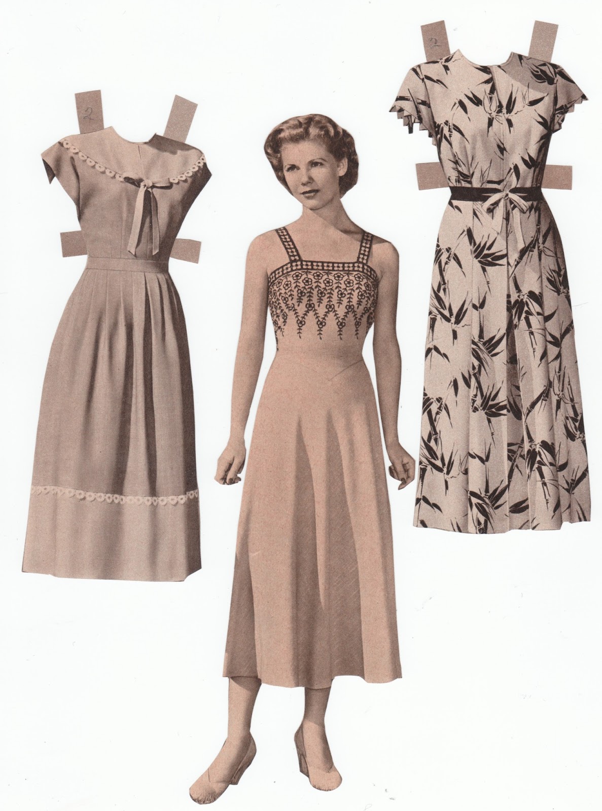 The Paper Collector: Catalog doll #2, 1940s