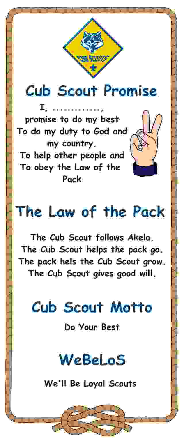Cub Scout How To