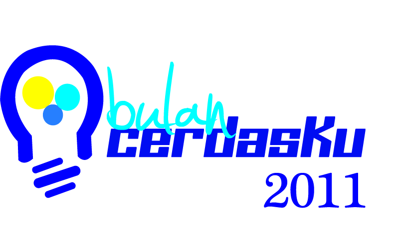 desain logo acara BULAN CERDASKU