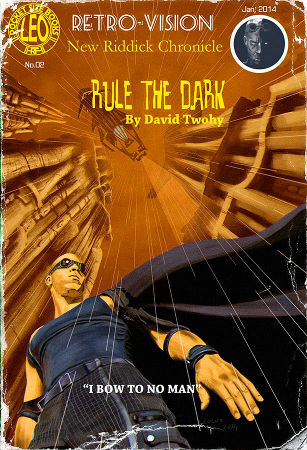 Leolux. Blog de Dibujo: Riddick, The Pulp Cover