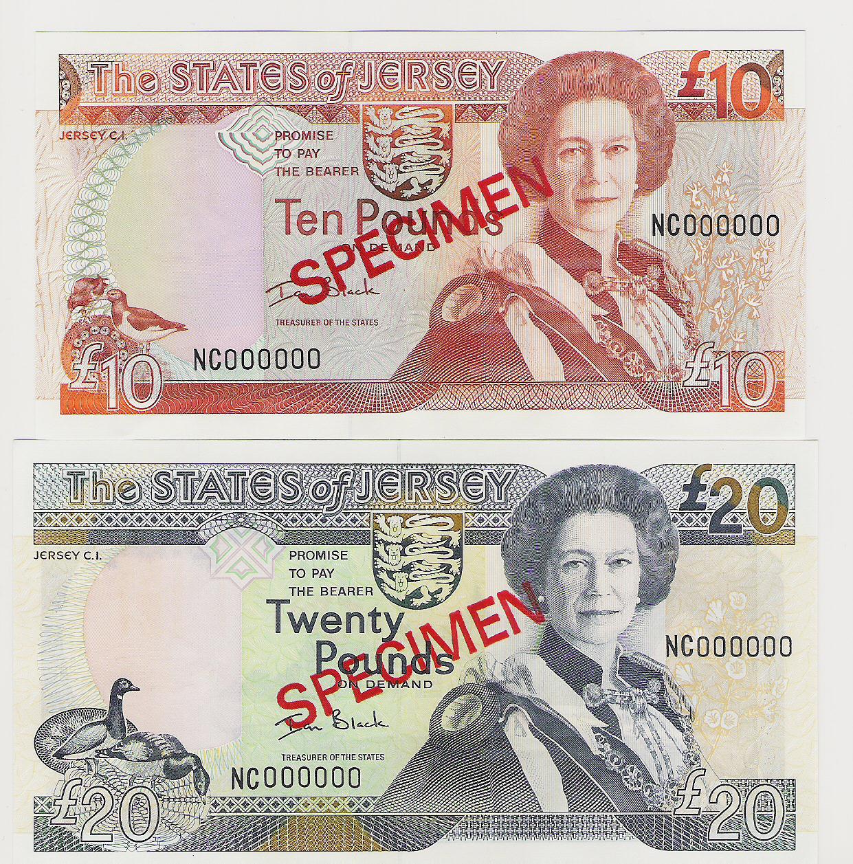 World Banknotes: More Specimen banknotes